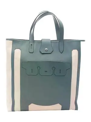 Hermès 2023-2025 Petit H Swift Monsieur B Gm Tote Bag - Green