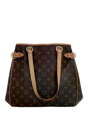 LOUIS VUITTON Monogram Batignolles Vertical Tote Bag - Brown