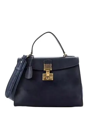 Dior Dioraddict Top Handle Satchel - Blue