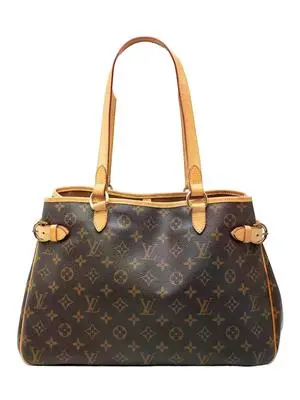 LOUIS VUITTON 2008 Monogram Batignolles Horizontal Tote Bag - Brown