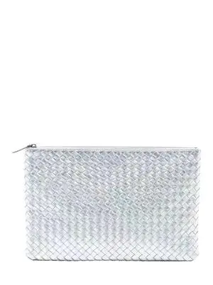 BOTTEGA VENETA 2012-2026 Metallic Nappa Intrecciato Clutch