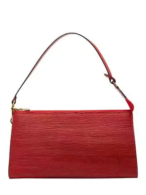 LOUIS VUITTON 2001 Epi Pochette Accessoires Shoulder Bag - Red