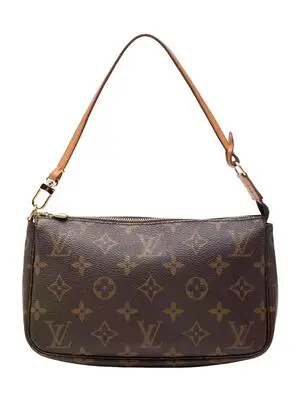 LOUIS VUITTON 2001 Monogram Pochette Accessoires - Brown