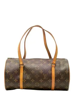 LOUIS VUITTON 2003 Monogram Papillon 30 Handbag - Brown