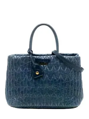 Miu Miu Matelasse Nappa Satchel - Blue
