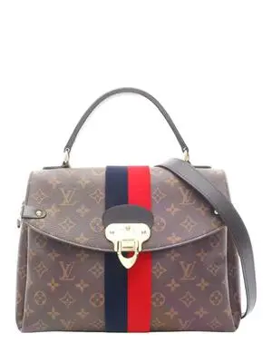 LOUIS VUITTON 2021-2026 Monogram Georges Mm Satchel - Brown