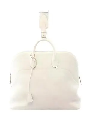 Hermès 2023 Togo Bolide A Dos Handbag - White