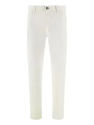 Boggi Milano Straight-leg Selvedge Jeans - White
