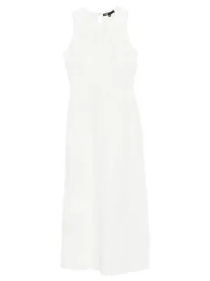 Maje Sleeveless Midi Dress - White