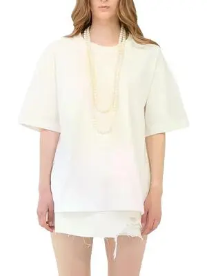 ELEH Cutout Back T-shirt - White