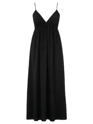 ELEH V-neck Midi Dress - Black