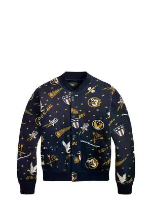 Ralph Lauren Patterned Long-sleeved Sweatshirt - Blue