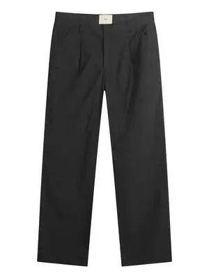 Folk Signal Pant Black Tech Poplin