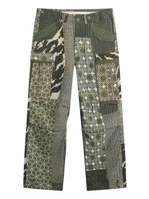 MAHARISHI Maha Rice Stitch M65 Cargo Trousers - Ecru/olive