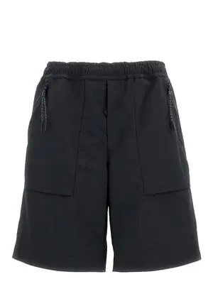 Moncler Technical Twill Shorts - Black