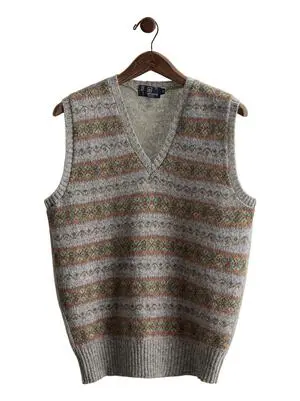 Ralph Lauren Vintage Fair Isle Sweater Vest - Mixed Multi