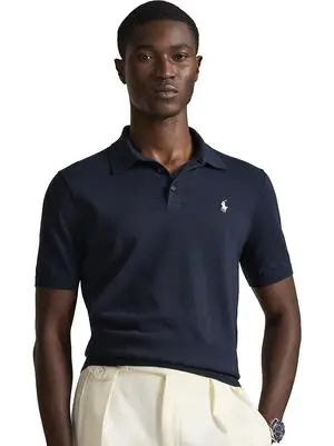 Ralph Lauren Cotton Polo Sweater - Hunter Navy