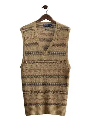 Ralph Lauren Fair Isle Knit Sweater Vest - Multi