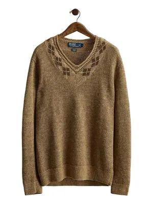 Ralph Lauren Linen-blend Sweater - Tan