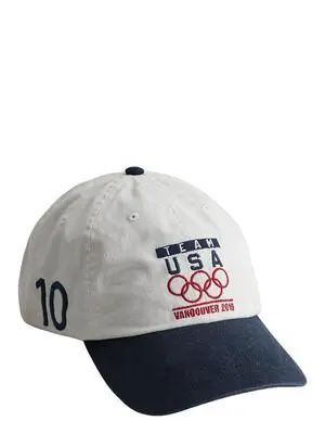 Ralph Lauren 2010 Team Usa Twill Ball Cap - White