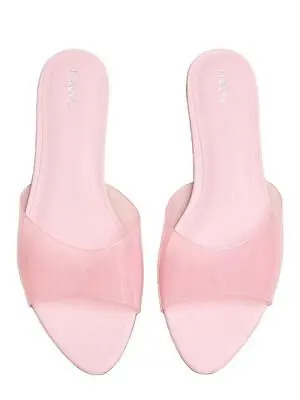 Maeve Pointed Toe Slip-On Sandals Pink