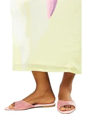 Maeve Pointed Toe Slip-on Jelly Sandals - Pink