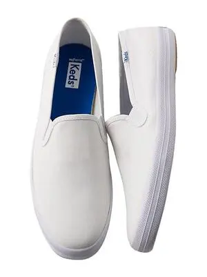 KEDS Champion Canvas Slip-ons - White