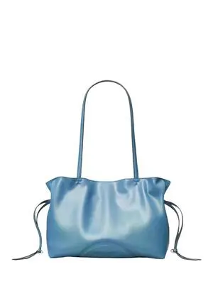 Tory Burch Ella Drawstring Small Tote - Blue
