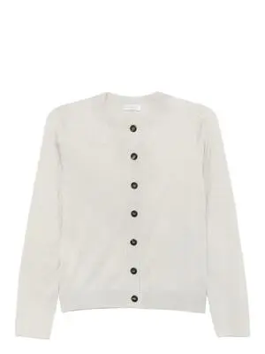 Brunello Cucinelli Metallic-thread Cardigan - Grey