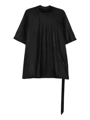 Rick Owens Short-sleeve Ribbon T-shirt - Black