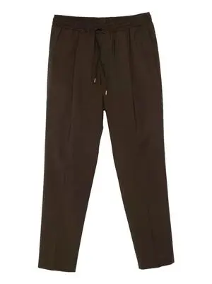 BRIGLIA 1949 Wimbledons Drawstring Trousers Brown