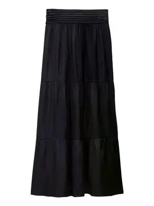 Ba&sh Camyla Tiered Skirt - Blue