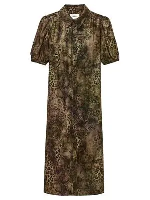 Ba&sh Corma Midi Dress - Brown