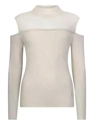 Liu Jo Logo-embellishment Sweater - Neutrals