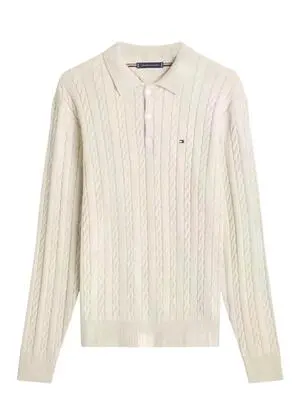 Tommy Hilfiger Cable Knit Jumper - Neutrals