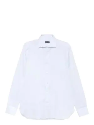 Zegna Long-sleeves Shirt Blue