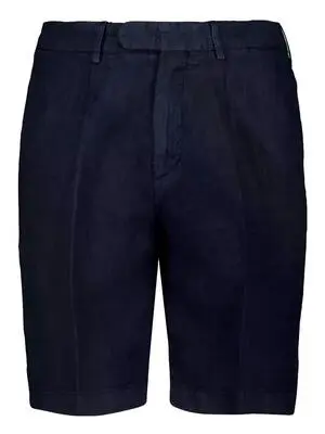 Boglioli Belt Loops Shorts - Blue