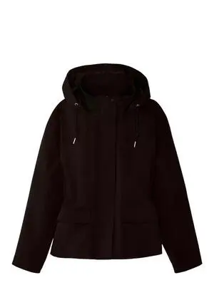 Calvin Klein Hooded Zip-front Jacket - Black