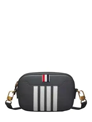 Thom Browne Striped Satchel - Grey