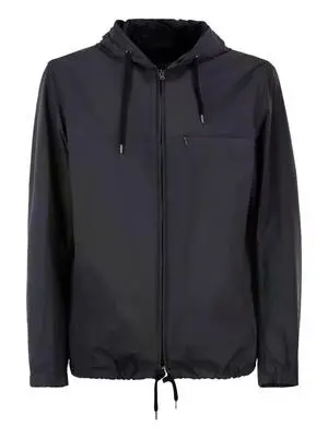 Herno Adjustable Hood Jacket Blue