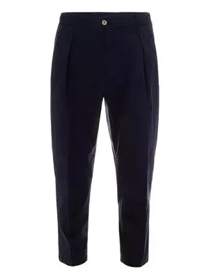 BRIGLIA 1949 Pleated Front Trousers - Blue