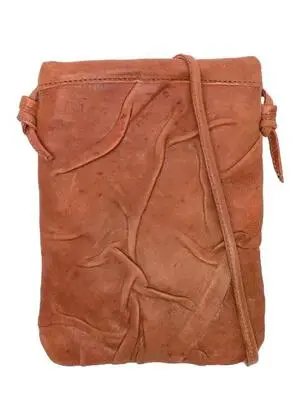 SOMMET Paloma Knotted Leather Cross Body Bag - Brown