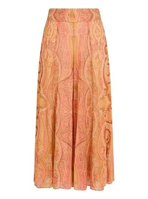 ZIMMERMANN Paisley-Print Georgette Culottes