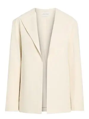 Loulou De Saison Rocco Slub Cotton-blend Twill Blazer - Ivory