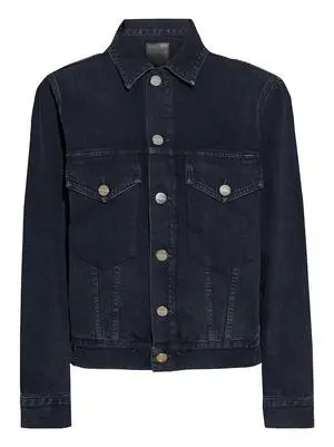GOLDSIGN Buttoned Denim Jacket - Black