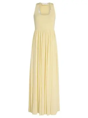 ZIMMERMANN Metallic Jersey Maxi Dress
