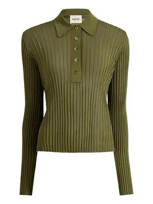 Khaite Vin Knit Top - Olive