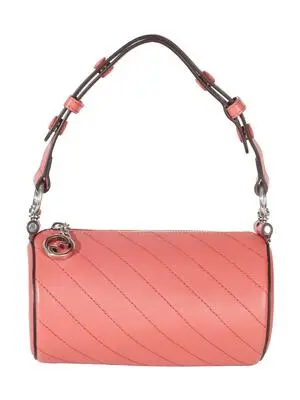 Gucci Diagonal Quilted Calfskin Blondie Barrel Bag - Pink