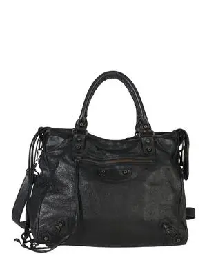 Balenciaga Agneau Classic Velo Bag - Black