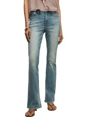 Lucky Brand Stevie High Waist Flare Jeans - Here We Go Indigo Wash
